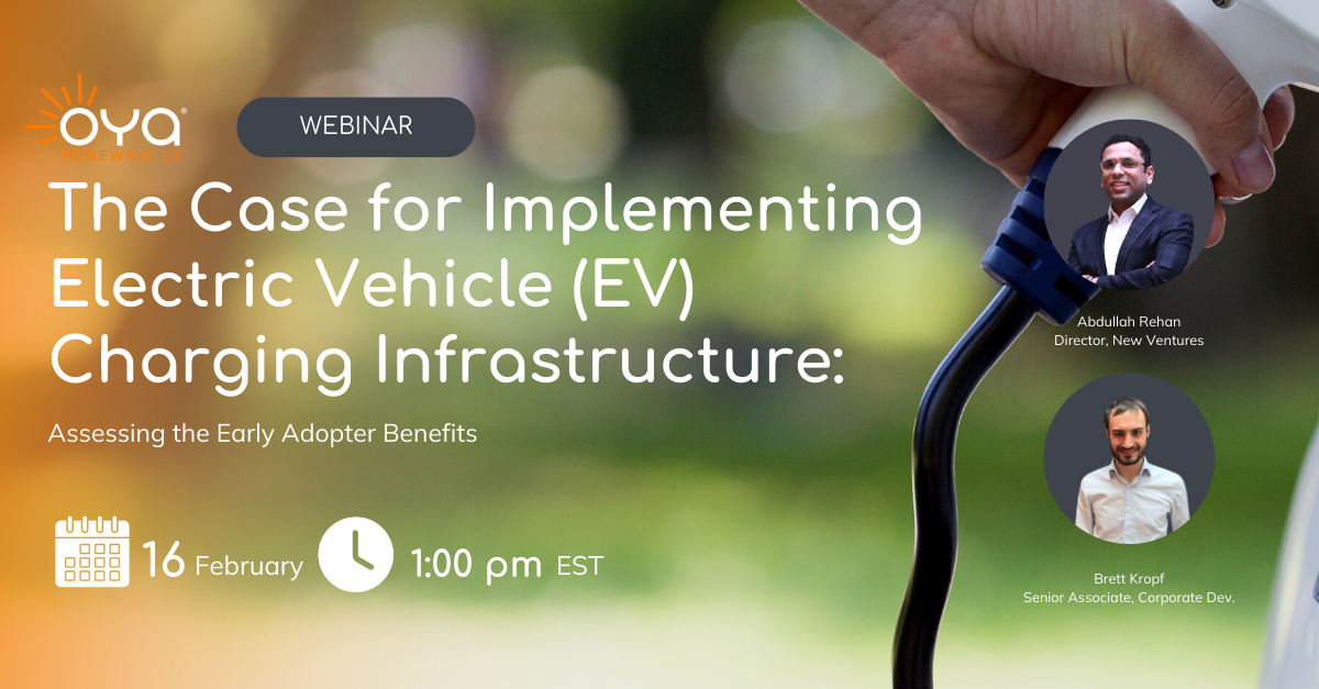 Webinar: The Case for Implementing EV Charging Infrastructure